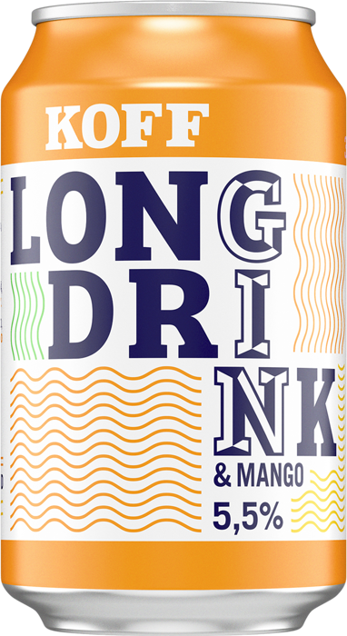 Tuotteet » KOFF Long Drink » KOFF Long Drink & Gin Mango « Sinebrychoff