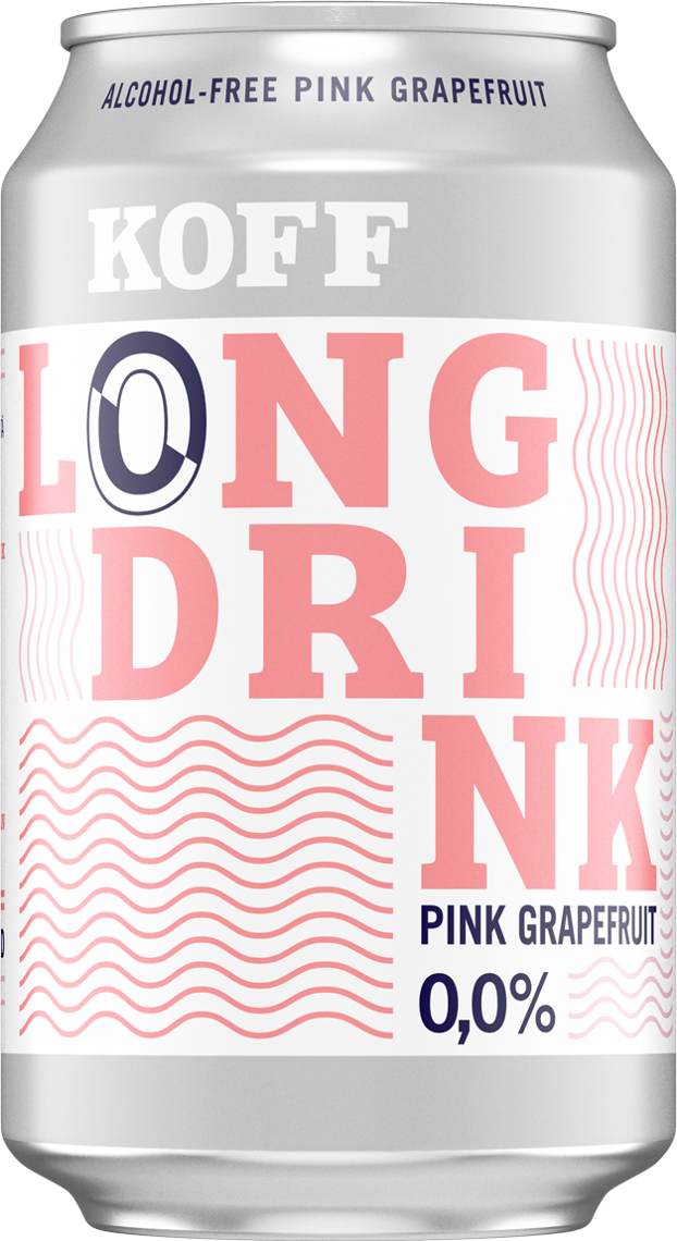 Tuotteet » KOFF Long Drink » KOFF Long Drink Pink Grapefruit 0,0% ...