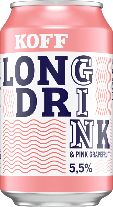 Tuotteet » KOFF Long Drink » KOFF Long Drink Gin & Pink Grapefruit ...