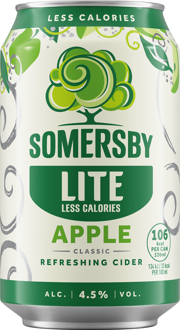 Tuotteet » Somersby » Somersby Apple Lite Cider « Sinebrychoff