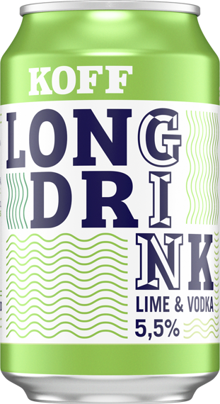 Tuotteet » KOFF Long Drink » KOFF Long Drink Lime & Vodka « Sinebrychoff